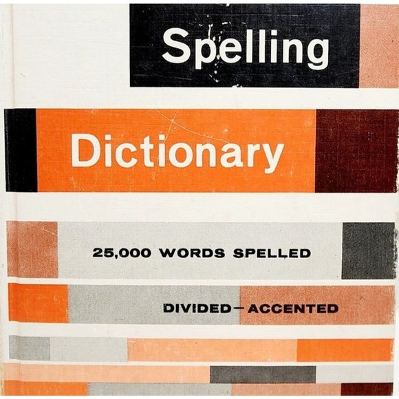 Accents | 1967 Instant Spelling Dictionary Hc 2500 Words Vintage Travel ...